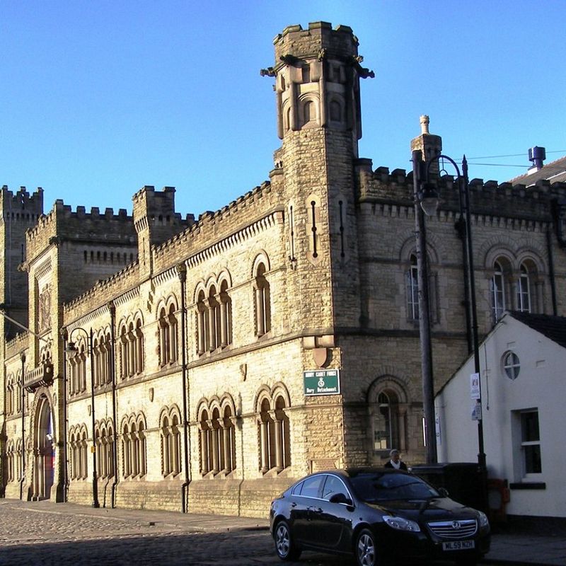 Castle Armoury: Edificio militar victoriano en Bury, Inglaterra