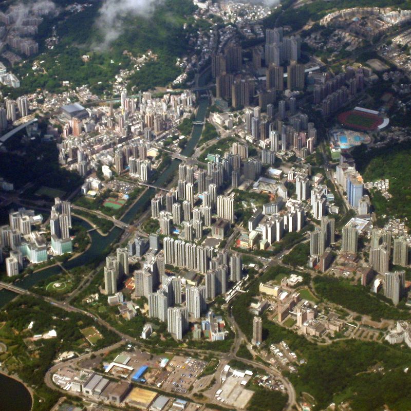 Tai Po - District administratif des Nouveaux Territoires, Hong Kong.