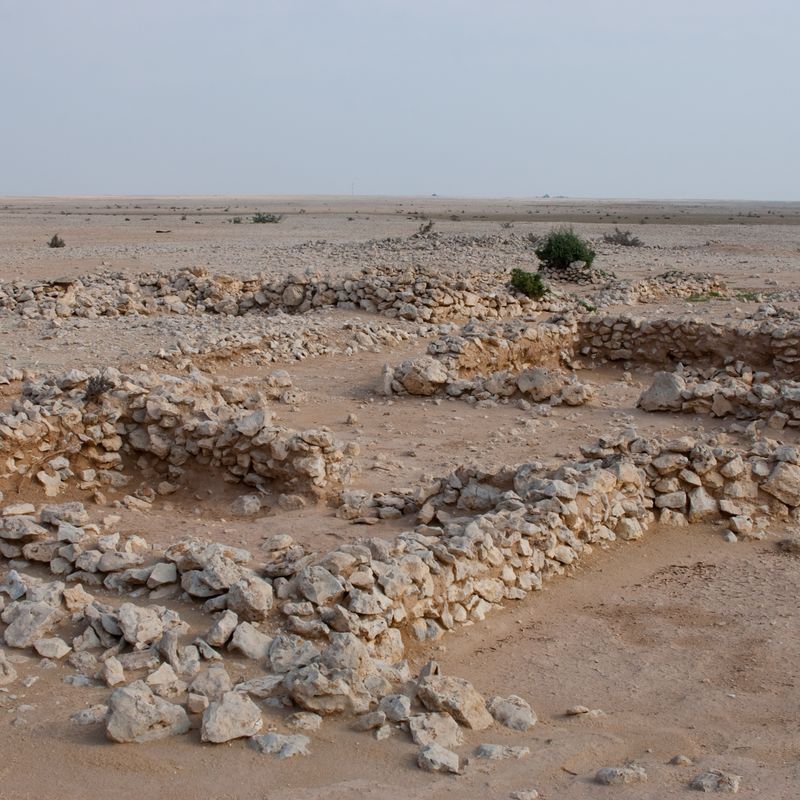 Murwab - Archaeological settlement from 9th century in northwestern Qatar