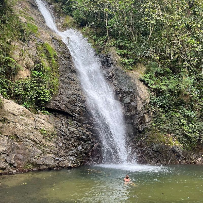 Biausevu Waterfall - Cascade naturelle sur la Coral Coast, Fidji.